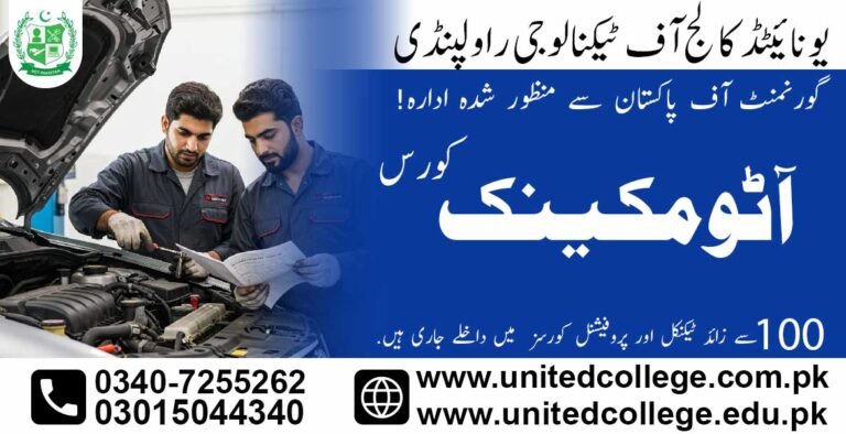 Best Auto Mechanic Course In Peshawar 0301-5044340